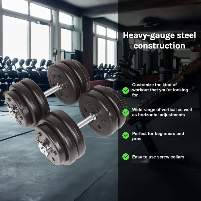15kg Dumbbell Set with Case — Fitness At Home