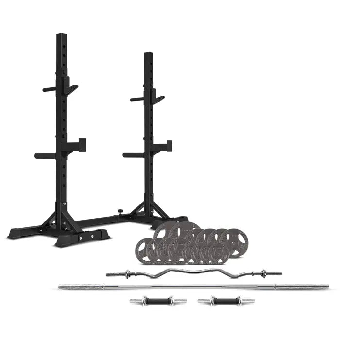 Cortex Fitness Package (sr-10 Squat Rack Package + 90kg Standard Tri ...